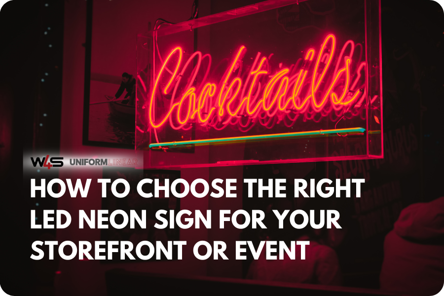 How to Choose the Right LED Neon Sign for Your Storefront