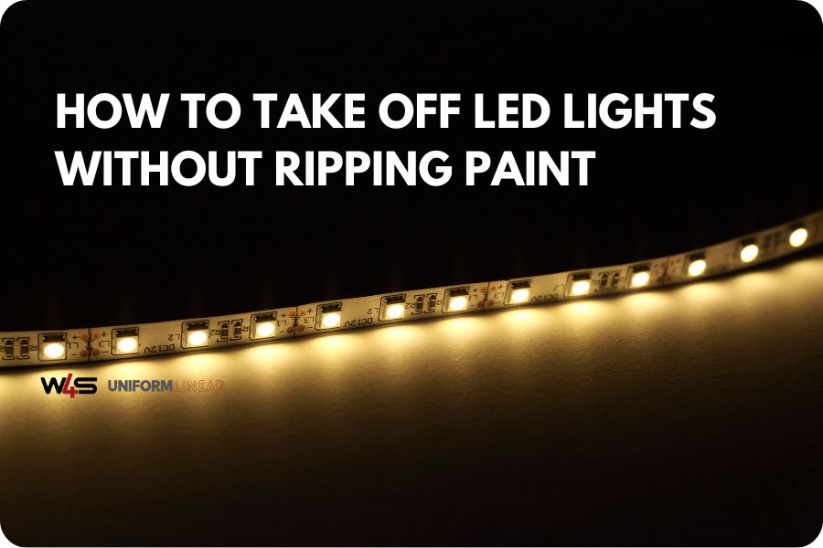 How To Remove LED Strip Lights Without Peeling Paint 🛠😎