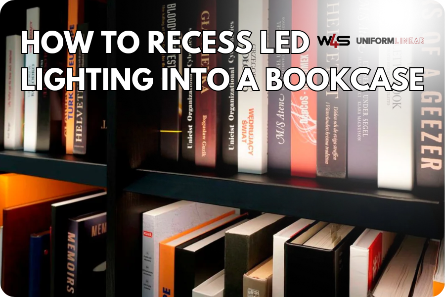 How to Recess LED Lighting into a Bookcase 📚