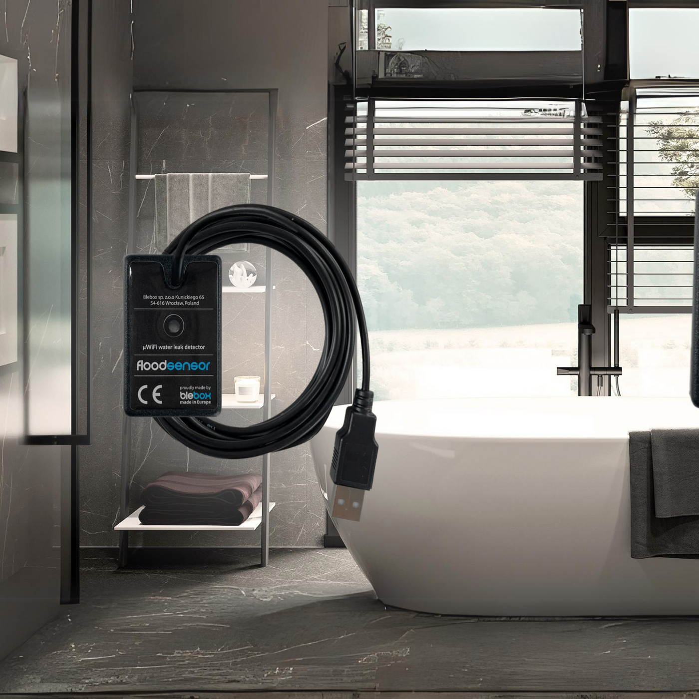 Flood and Water Leak Sensor ~ floodSensor by BleBox for Sale