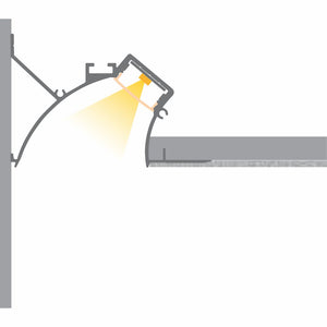 Recessed Indirect LED Lighting Channel ~ Model Cancun for Sale