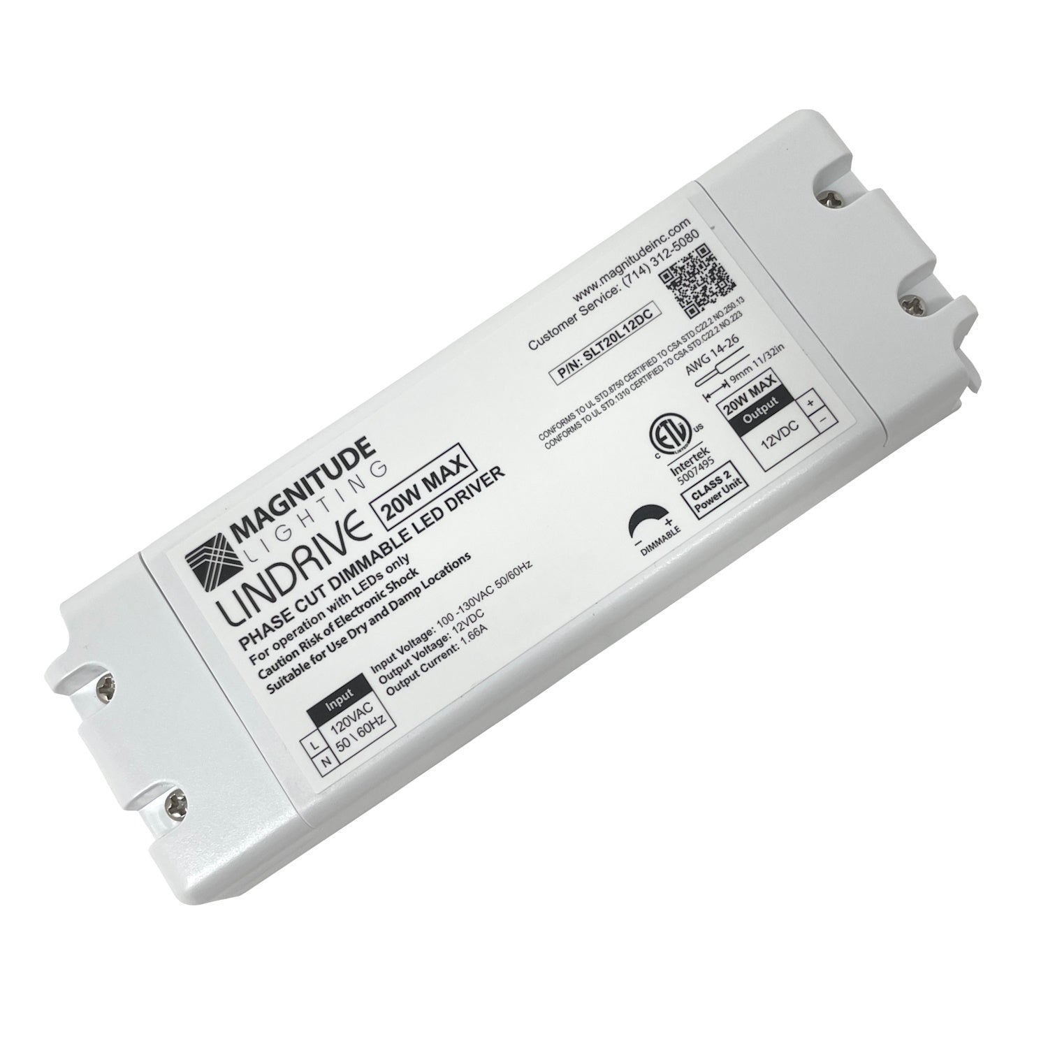 Compact Electronic Phase Dimmable LED Driver (12V) ~ Magnitude LinDriv