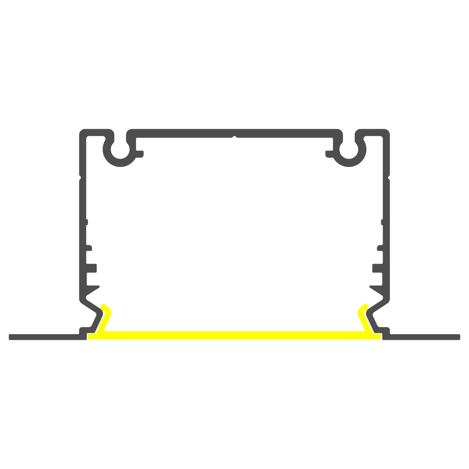 Recessed Easy-Mounting LED Channel ~ Phil Recessed for Sale
