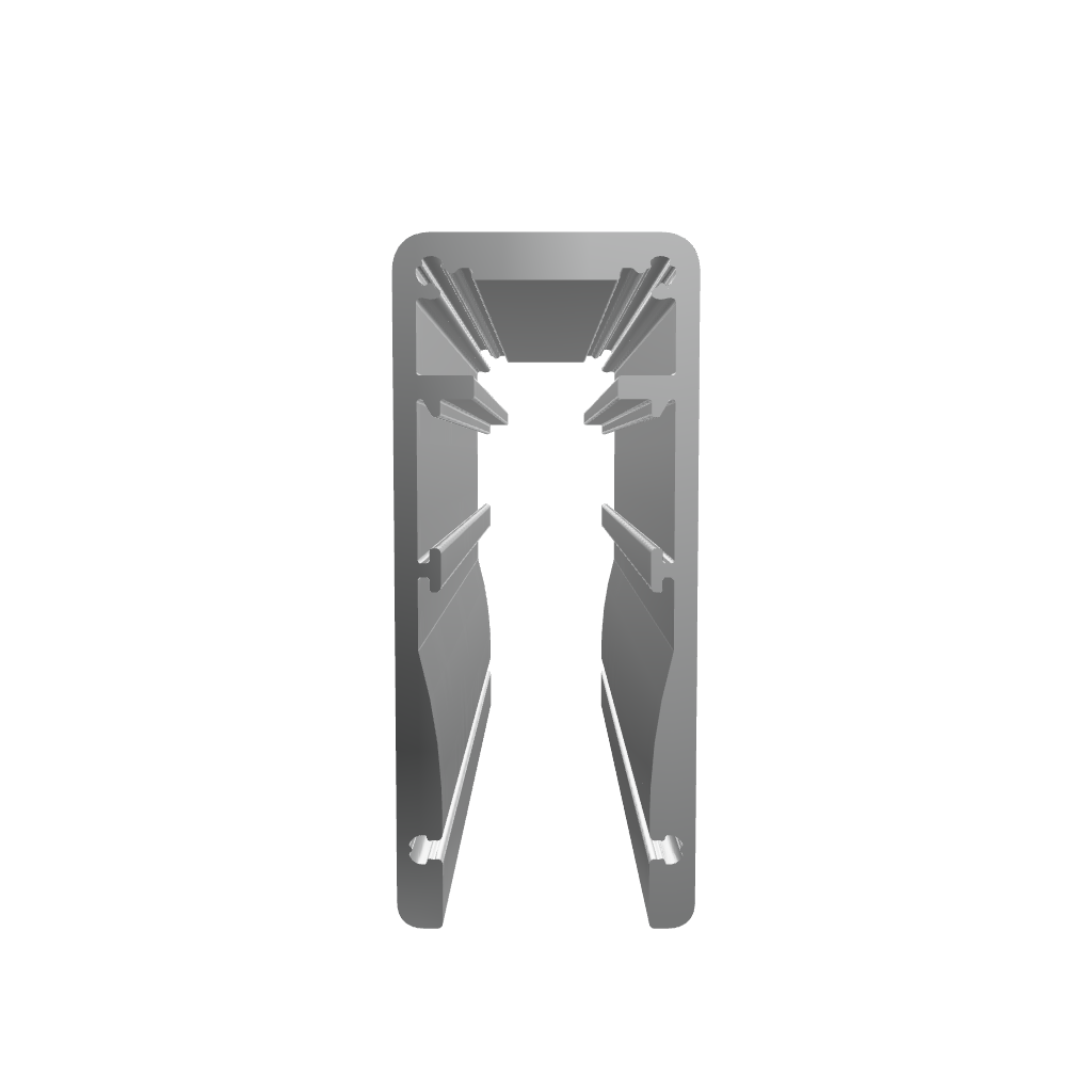 Edge-Lit LED Glass Railing Lighting Channel ~ Alu-Glass For Sale