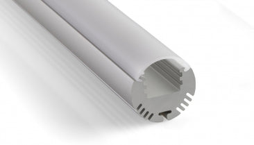 Lighted Closet Rod LED Channel - Alu Round For Sale