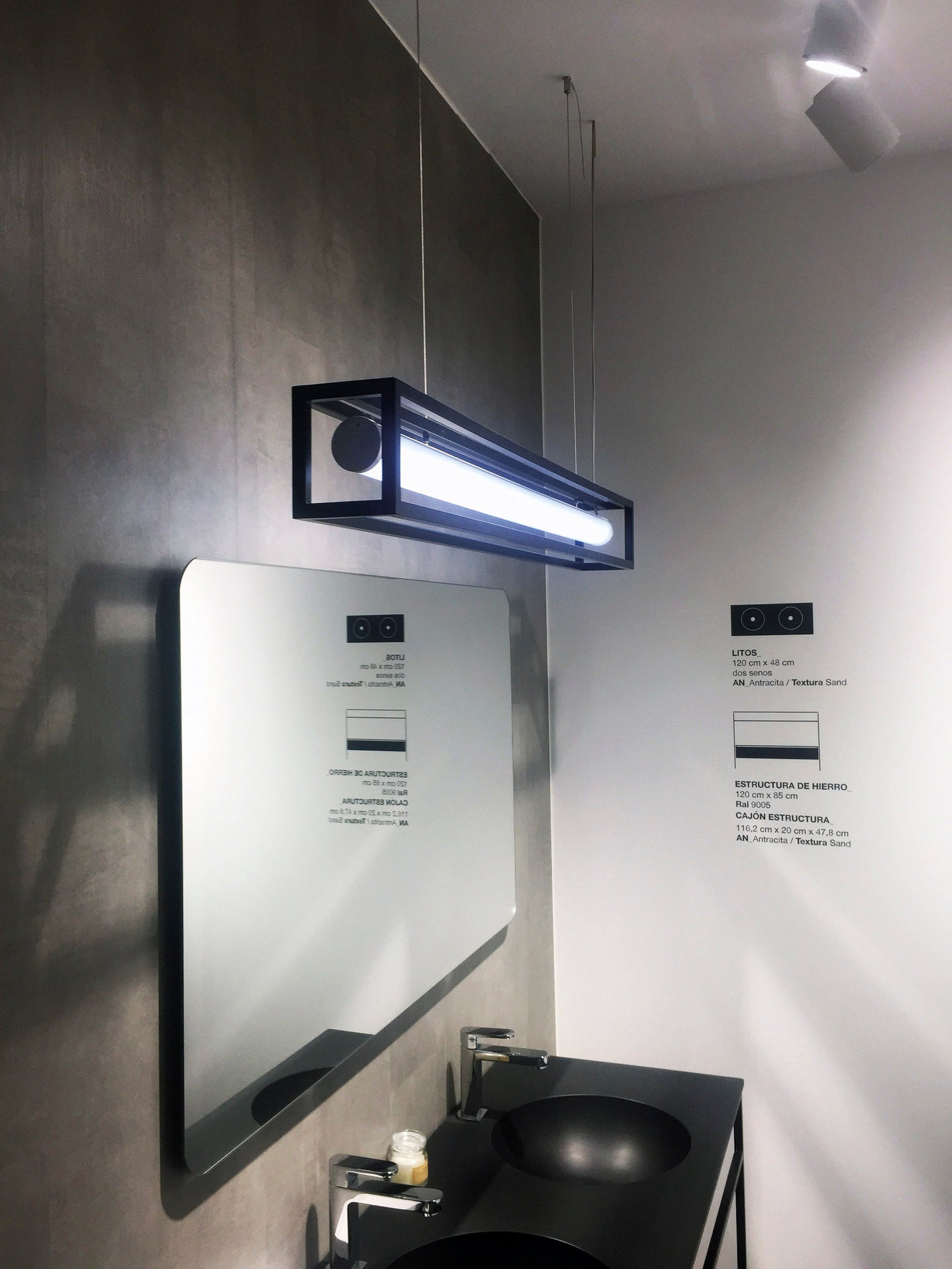 Round Methacrylate LED Diffuser Tube Oslo For Sale