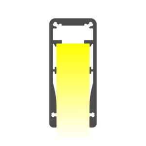 Edge-Lit LED Glass Railing Lighting Channel ~ Alu-Glass For Sale