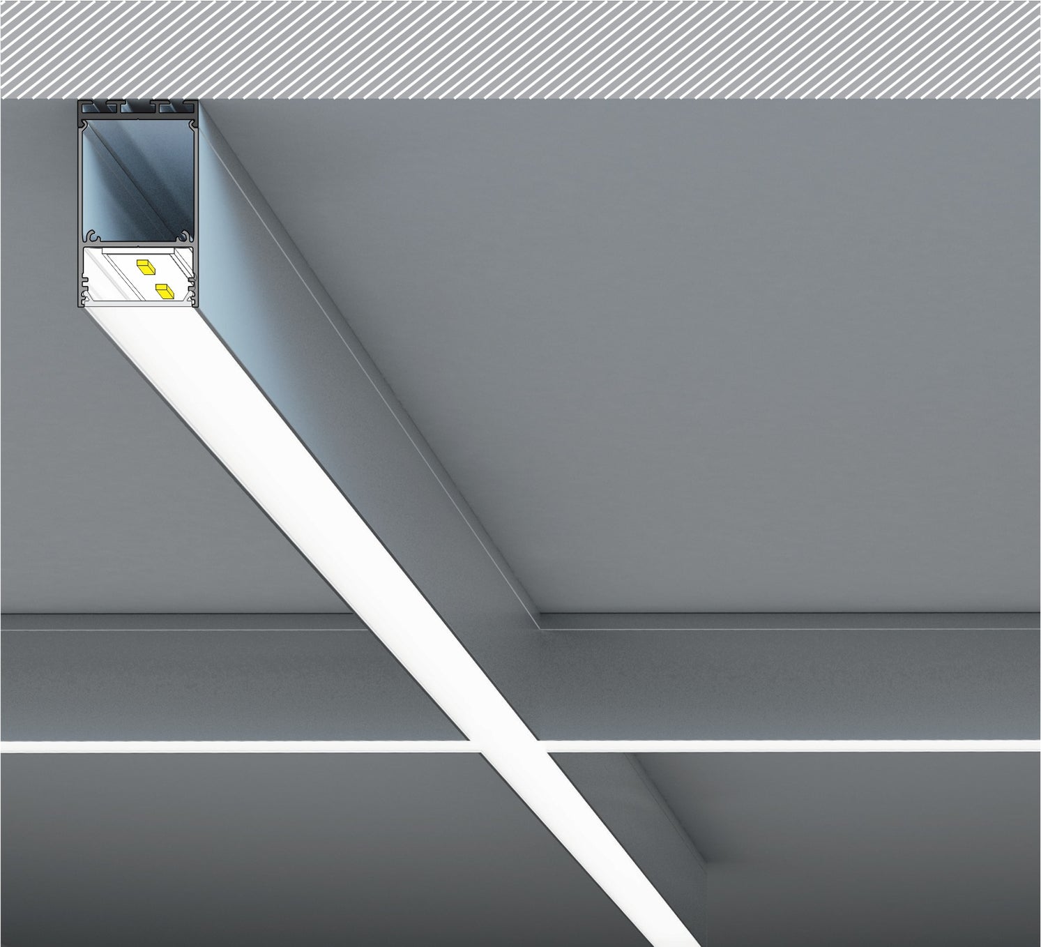 Suspended and Surface Mount LED Channel For Sale | Best Prices