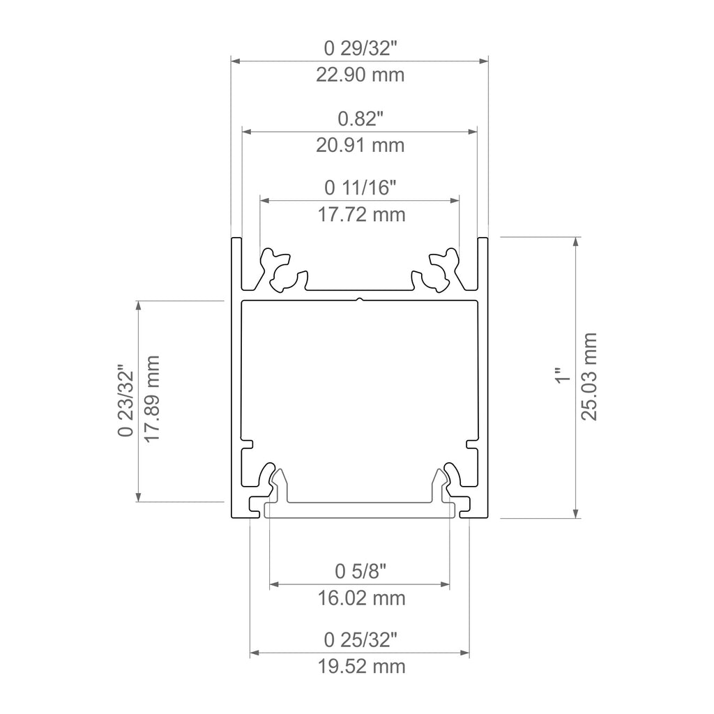 Surface Mounted LED Channels for Sale ☑️ Best Prices