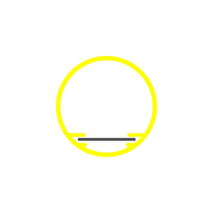 Round Methacrylate LED Diffuser Tube Oslo For Sale