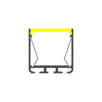 Surface Mount LED Aluminum Channel ~ SPL35-FL For Sale