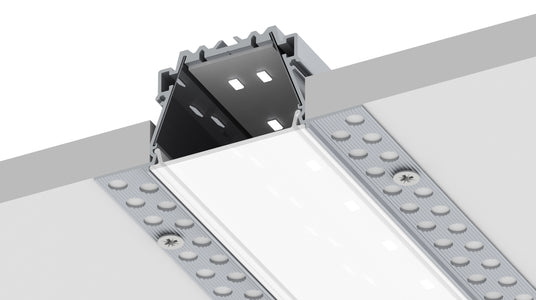 2" Plaster-in Trimless LED Drywall Profile RPL55 US For Sale