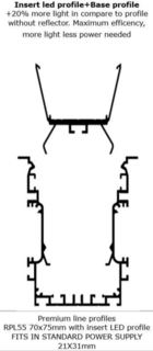 RPL55 Profile Insert Light Tray for Sale | Order Online
